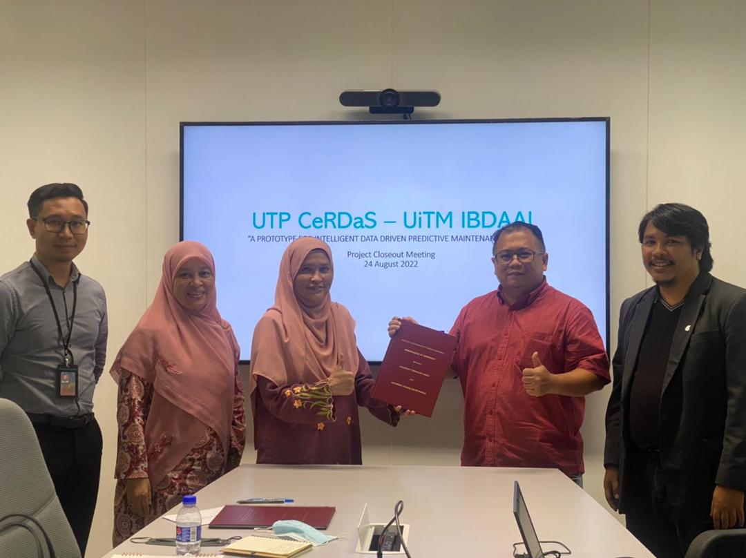 UiTM IBDAAI's Close-Out Meeting and Site Visit to UTP CeRDaS - CERDAS-UTP
