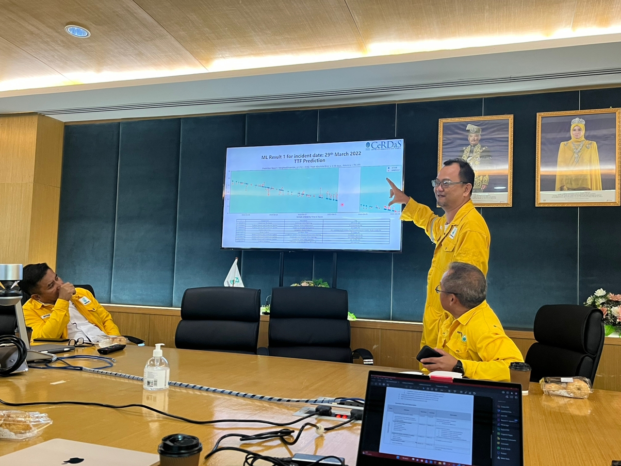 UTP CeRDaS at PETRONAS Methanol Labuan - Final Project Progress ...